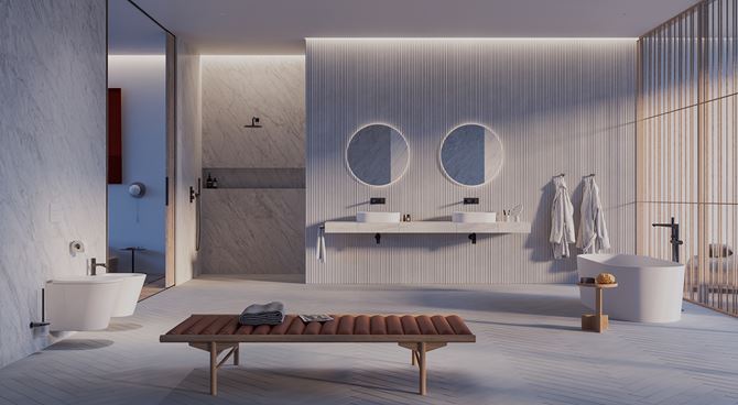 Omnires Contour - baterie łazienkowe - Domni.pl