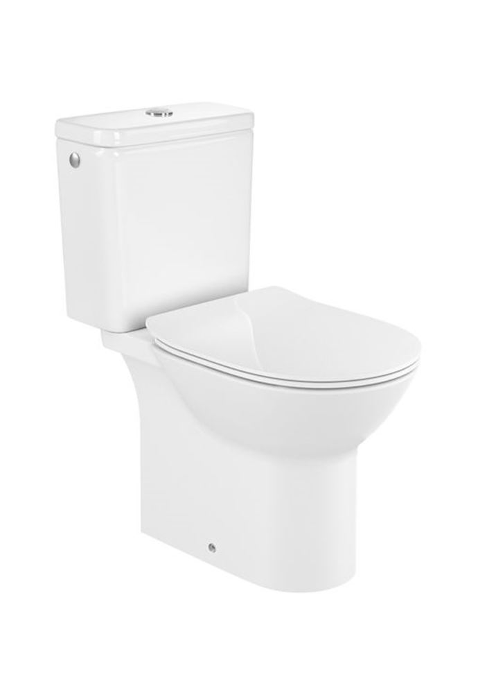 Kompakt WC Rimless z Deską Slim - Roca Debba - Domni.pl