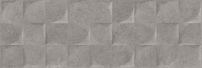 Azario Rex Grey Geo - Płytka Dekoracyjna 30x90 - Domni.pl