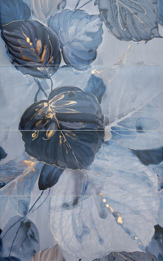 Tubądzin Blue Stone - Obraz Dekoracyjny 4-elementowy - Domni.pl