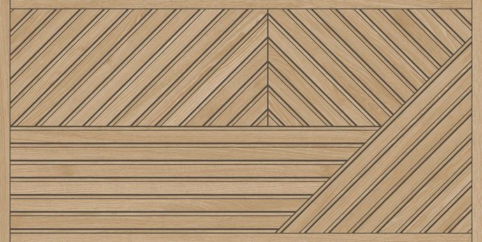 Azario Studio Laths Oak Mat Rekt. - Płytka Ścienna 60x120 - Domni.pl
