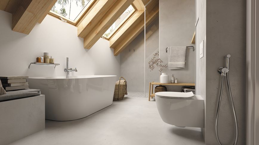 Tubądzin Sophi Oro White MAT - Płytka Uniwersalna 60x60 - Domni.pl